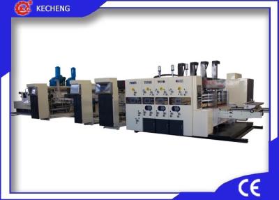 China Top Printing 4 Colors Flexo Folder Gluer Inline Automatic Control for sale