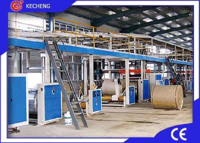 China Steam Heating 5ply 250m/min Corrugated Cardboard Production Line for sale