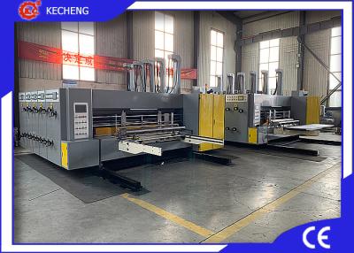 China 4 Color PLC Corrugated Flexo Printing Machine for sale