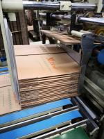 China 2600mm Automatic Carton Gluing Corrugated Stitcher 350*800mm Min Feed for sale