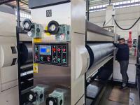 China Carton Box 3 Color Flexo Printer Slotter Machine For Corrugated Cardboard for sale