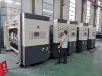 China Three Color 150pcs/Min Flexo Slotter Printer High Speed Die Cutting Machine for sale