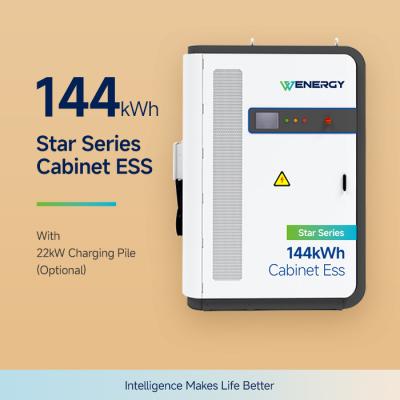 China All In One 144kWh Energy Storage Cabinet Liquid Cooling For Industrial And Commercial for sale