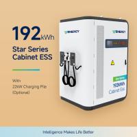 China 192kWh Liquid Cooling Commercial Energy Storage Cabinet With Cloud Security Warning for sale