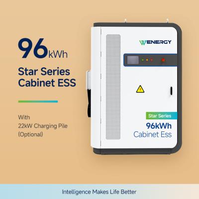 China 125kW Solar Diesel Hybrid Power Energy Storage Cabinet 96.46kWh High Integration for sale