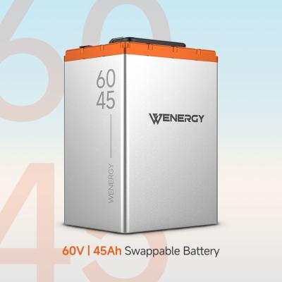 China Swappable 64V 45Ah Lithium Battery Pack With IP67 Waterproof And Built-In BMS For Electric Motorcycles for sale