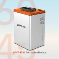 China Swappable 64V 45Ah Lithium Battery Pack With IP67 Waterproof And Built-In BMS For Electric Motorcycles for sale