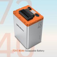 China 73.6V 40Ah LiFePO4 Battery with Smart BMS and IP67 Protection for Electric Motorcycles for sale