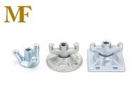 China 120mm Scaffold Formwork Tie Nut Plate With Mounting Holes for sale
