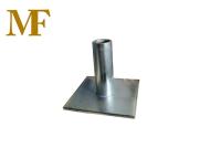 China Q195 Spigot Base Plate Electric Galvanized 150*150*5mm for sale