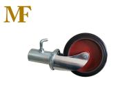 China Rubber Tyre Tube Castor Cuplok Scaffold System 200mm Diameter 8inch for sale