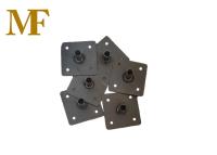 China Self Colour Spigot Base Plates Q215 140x140x2mm Scaffold Galvanized for sale