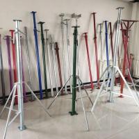 China Blue Powder Coated Shoring Prop Tripod Steel Fork Head Durable for sale