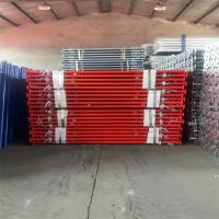 China 2200 - 3900mm Painted Pipe Support Shoring Props Jack Adjustable Steel Push Pull for sale