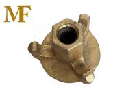 China WING NUT   0.55KG   100mm  (3 Wings) Golden Electric Galvanized 15/17mm for sale
