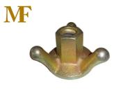 China Golden Electric Galvanized Crown 3 Wings Cast Iron Formwork Nut D15/D20 for sale