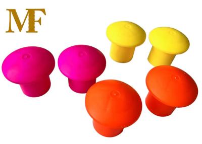 China Plastic Safety Mushroom Rebar End Caps Steel Bar Protection For Concrete Construction for sale