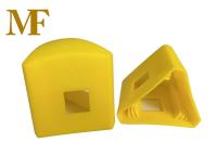China Triangular Yellow Safety Rebar Steel Protection Cap Cover 30mm For T Fence Post for sale