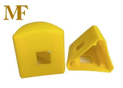 China Triangular Yellow Safety Rebar Steel Protection Cap Cover 30mm For T Fence Post for sale