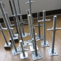 China Galvanized Scaffolding Jack Base Screw Jack Stands Shoring Jack Scaffold Base Plate for sale