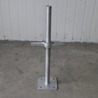 China Galvanized Scaffolding Jack Base Screw Jack Stands Shoring Jack Scaffold Base Plate for sale