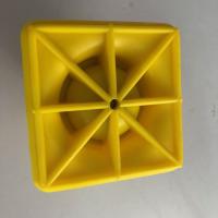 China Protect Impalement Prevention Rebar Plastic Caps With Inner Steel Plate for sale