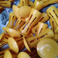 China #2-#12 Orange Drum Plastic Rebar Caps Hourglass 40mm For Fall Safety for sale