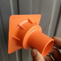 China Plastic Safety Mushroom Rebar End Caps Steel Bar Protection For Concrete Construction for sale