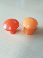 China Plastic Safety Mushroom Rebar End Caps Steel Bar Protection For Concrete Construction for sale