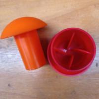 China #2 - #5 Plastic Mushroom Cap Rebar Australia Market Plastic Rebar Protective Cap 56mm Height for sale