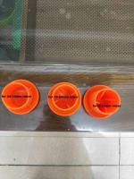 China Construction Mushroom Rebar Cap Yellow PP PE Material for sale