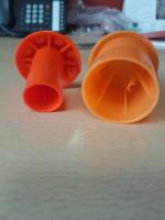 China Construction Mushroom Rebar Cap Yellow PP PE Material for sale