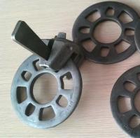 China Precision Casting Ringlock Scaffold Parts Layher Ledger Heads And End With Lock Pin for sale
