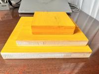 China 21/25/27mm Yellow Three Layer Board 3-Ply Shuttering Plywood With Spruce Pine Panel for sale