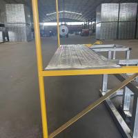 China 300m Width Galvanized Scaffolding Springboards Perforated Steel Deck Scaffolding Steel Plank for sale