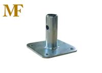 China Swivel Or Fixed Galvanized Pipe Post Universal Steel Scaffold Accessory Base Plate for sale