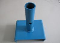 China Steel Scaffolding Round Square U head Base Plate With Hollow Tube Solid Bar for sale