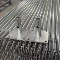 China Galvanized Scaffolding Steel Round Short Tube Post Base Plate for sale