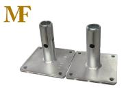 China Swivel Or Fixed Galvanized Pipe Post Universal Steel Scaffold Base Plate for sale