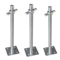 China Highly Durable Scaffold Screw Jack Corrosion Resistant Easy Adjustability Construction for sale