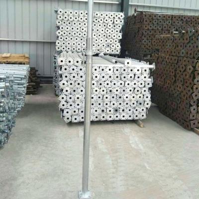 China Adjustable Steel Props For Shore Props Plate 120*120*5/6mm Outer Tube Diameter 48mm/60mm/76mm for sale