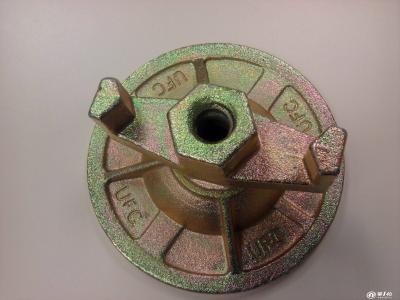 China 40 Mm Height Silver Formwork Fastening Tie Nut For Construction for sale