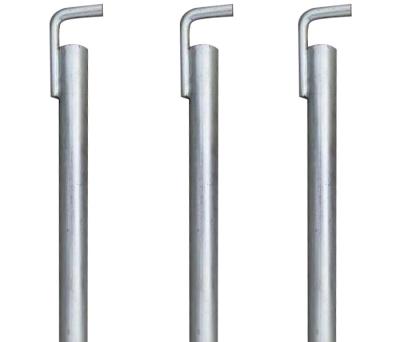 China Scaffolding Tubular Anchor With Hook and Galvanized Finish and Seamless Steel Tube Rod for sale