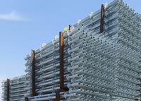 China Pre-galvanized Steel Plate Buckle Scaffold For Strong And Sturdy Support for sale
