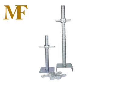 China Scaffold Screw Jack Hot Dip Galvanized Compatible With Various Scaffolding Systems for sale