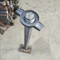 China Hand Welding Solid Bar U Shape Top Jack For Scaffolding for sale