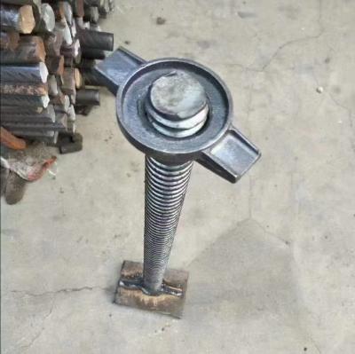 China Hand Welding Solid Bar U Shape Top Jack For Scaffolding for sale