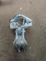 China Hot Dip Galvanized US Type Forged Swivel Double Clamp for sale