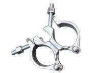 China Sliver Fixed Scaffolding Double Swivel Couplers Formwork Accessories for sale