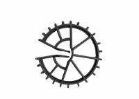 China Concrete Construction Plastic Wheel Spacer Plastic Rebar Support Protective Layer Spacer for sale